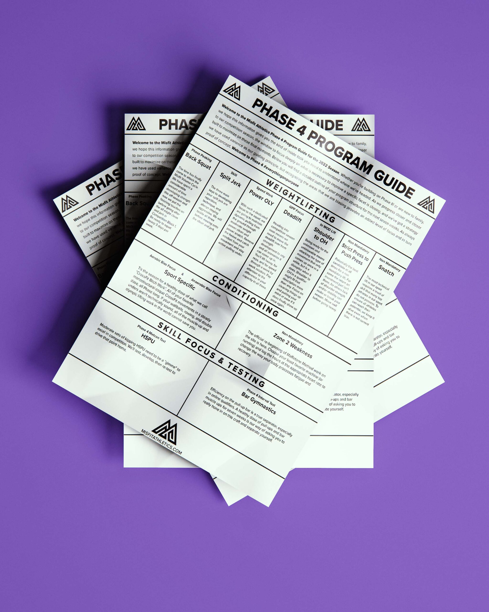 Phase 4 Guide & Check-in - Misfit Athletics | Crossfit Programming for ...