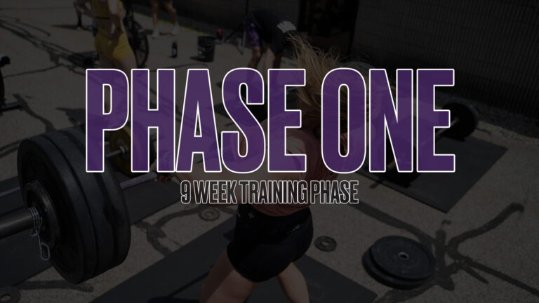 Introducing Phase 1: Start Strong for the Coming CrossFit Competition ...